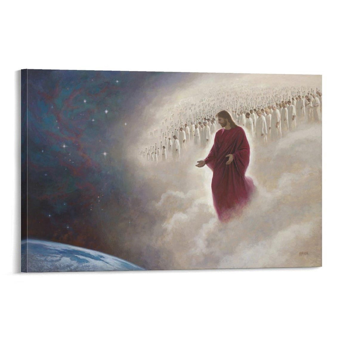 Second Coming Print, Jesus Christ Art, Religious Home Decor - Walmart.com