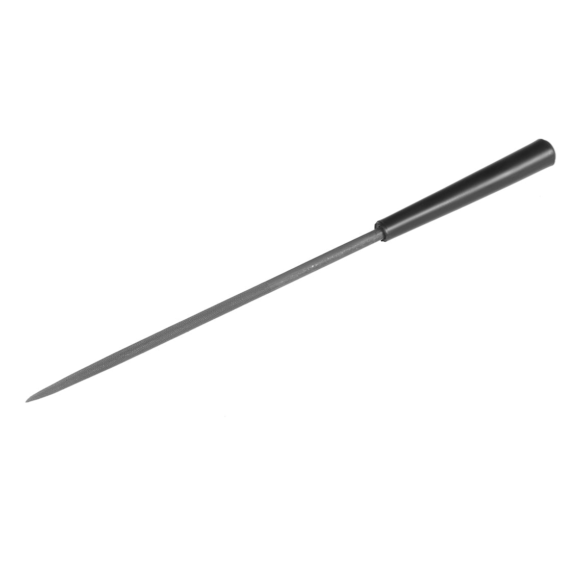 Second Cut Steel Round Needle File with Plastic Handle, 3mm x 140mm ...