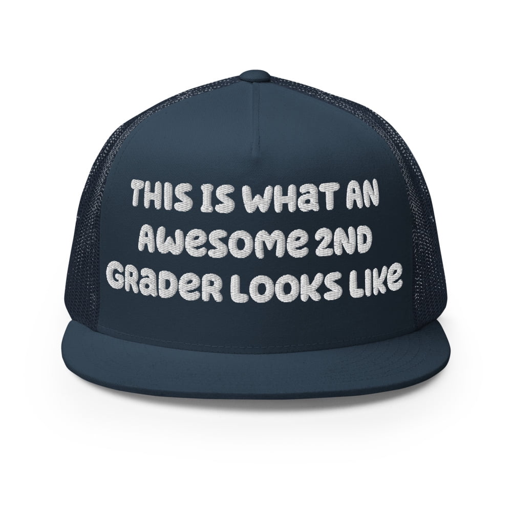 Second Grade Back To School Trucker Cap, This Is What An Awesome 2nd ...