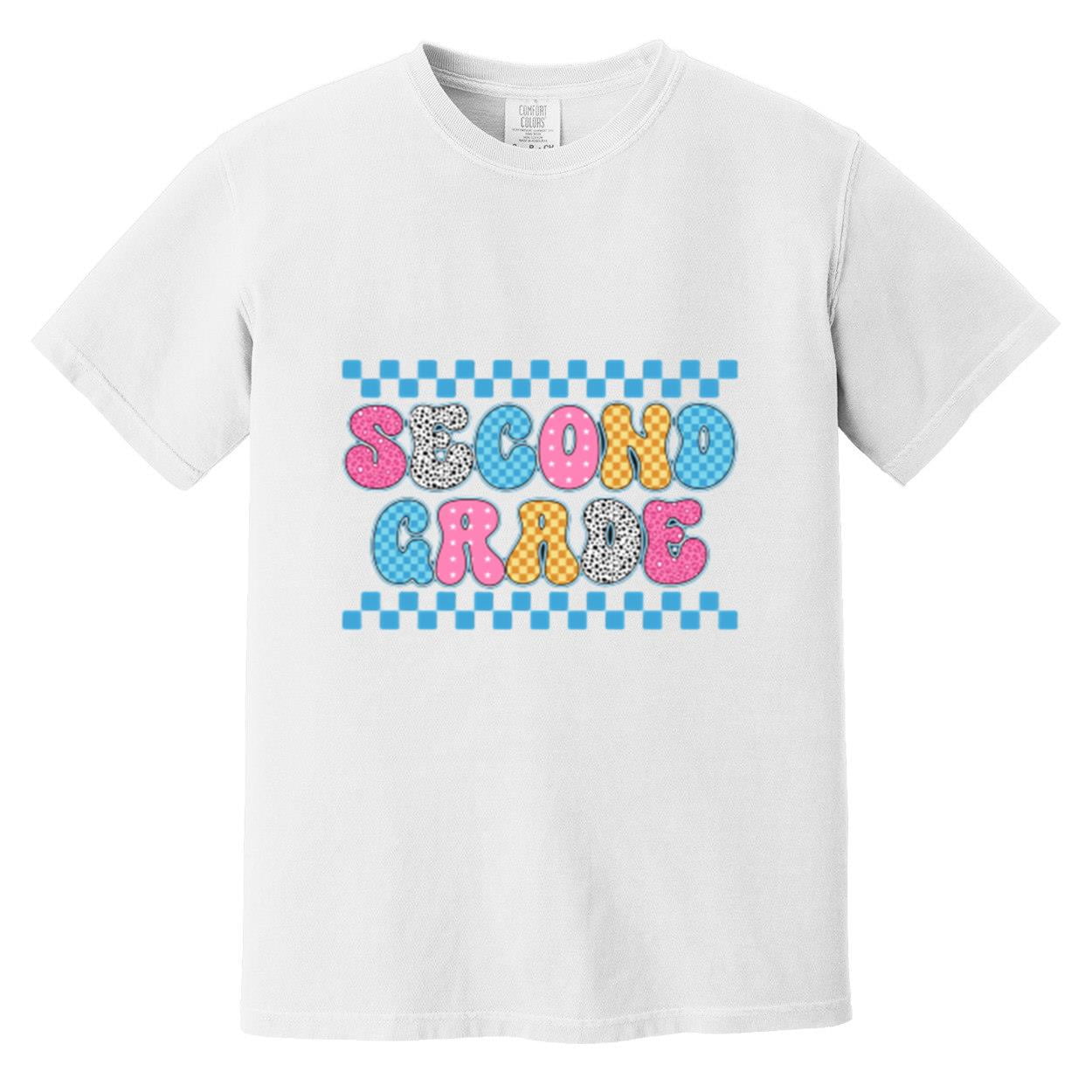Second Grade Checkered Back to School Retro Student Teacher Comfort ...