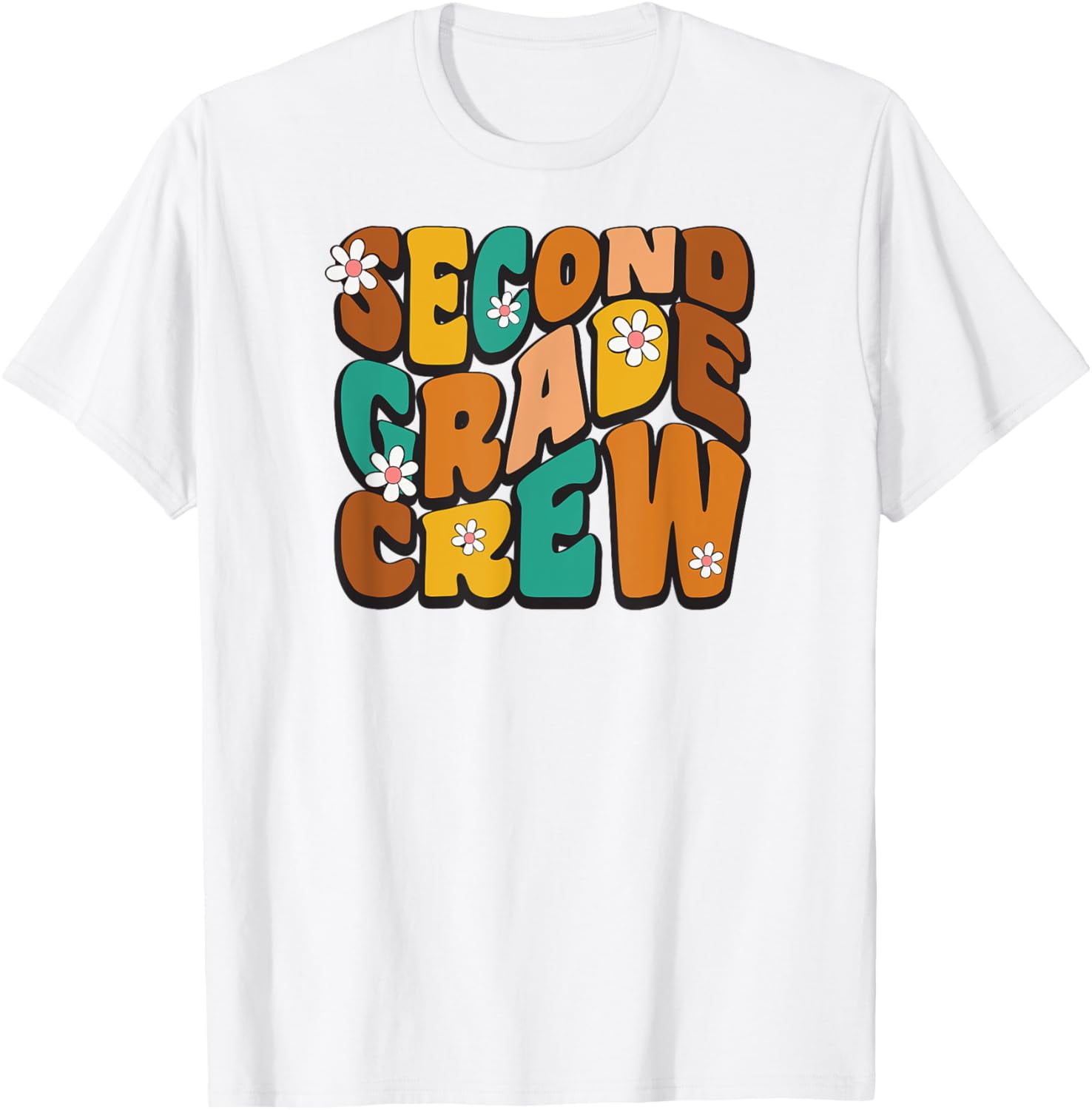 Second Grade Crew - Cute Grade 2 Teacher, Student T-Shirt men and women ...