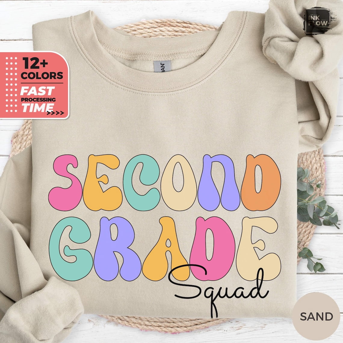 Second Grade Dream Team Sweatshirt, 2nd Grade Team SweatShirt, New ...
