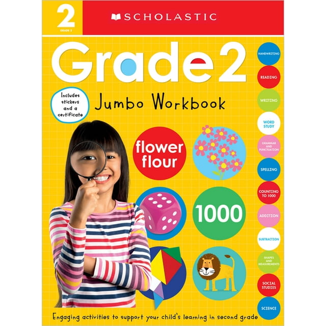 Second Grade Jumbo Workbook: Scholastic Early Learners (Jumbo Workbook ...