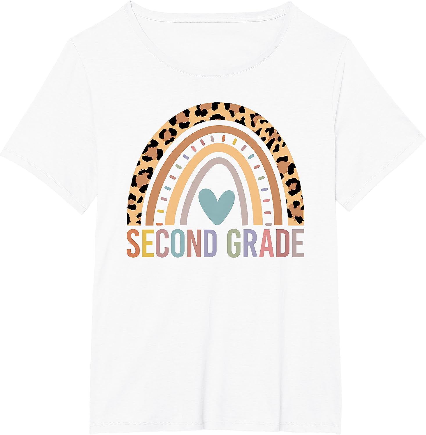 Second Grade Rainbow Girls Boys Teacher Team 2nd Grade Squad T-Shirt ...