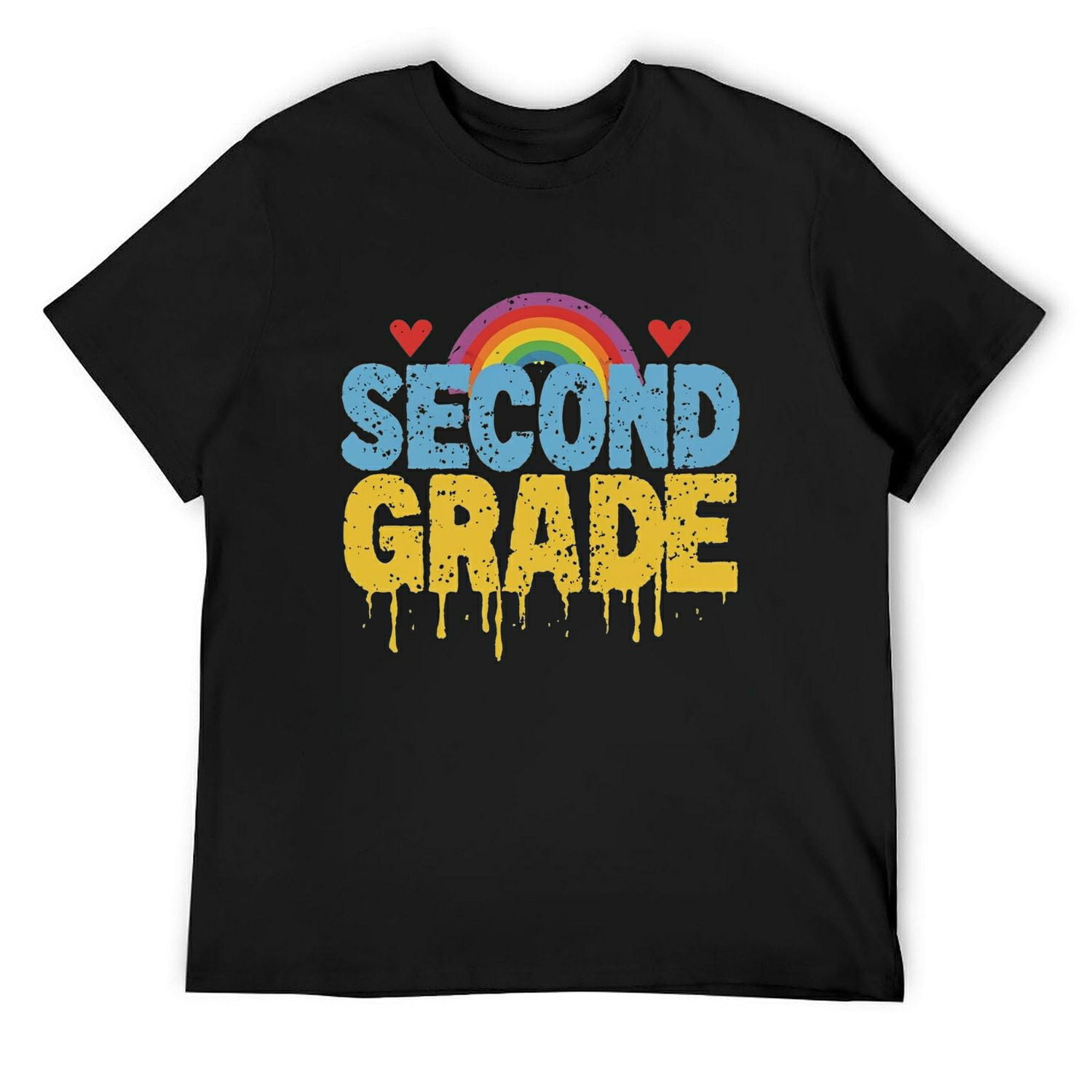 Second Grade Rainbow Girls Teacher Team 2nd Grade Squad Casual Mens T ...