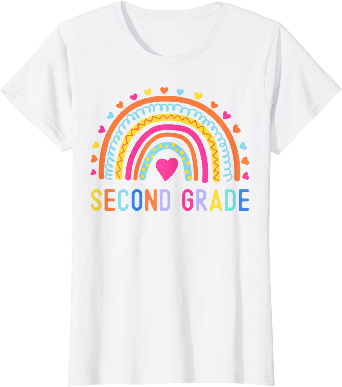 Second Grade Rainbow Teacher Team 2nd Grade Squad T-Shirt - Walmart.com