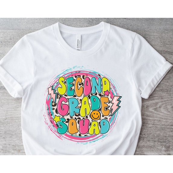 Second Grade Squad Shirt, Second Grade Crew Shirt, 2nd Grade Squad ...