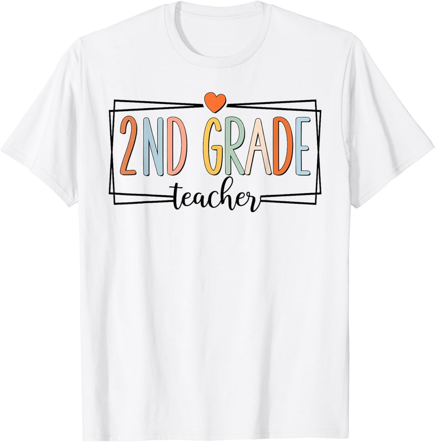 Second Grade Teacher 2nd Grade Teachers Back to School T-Shirt ...