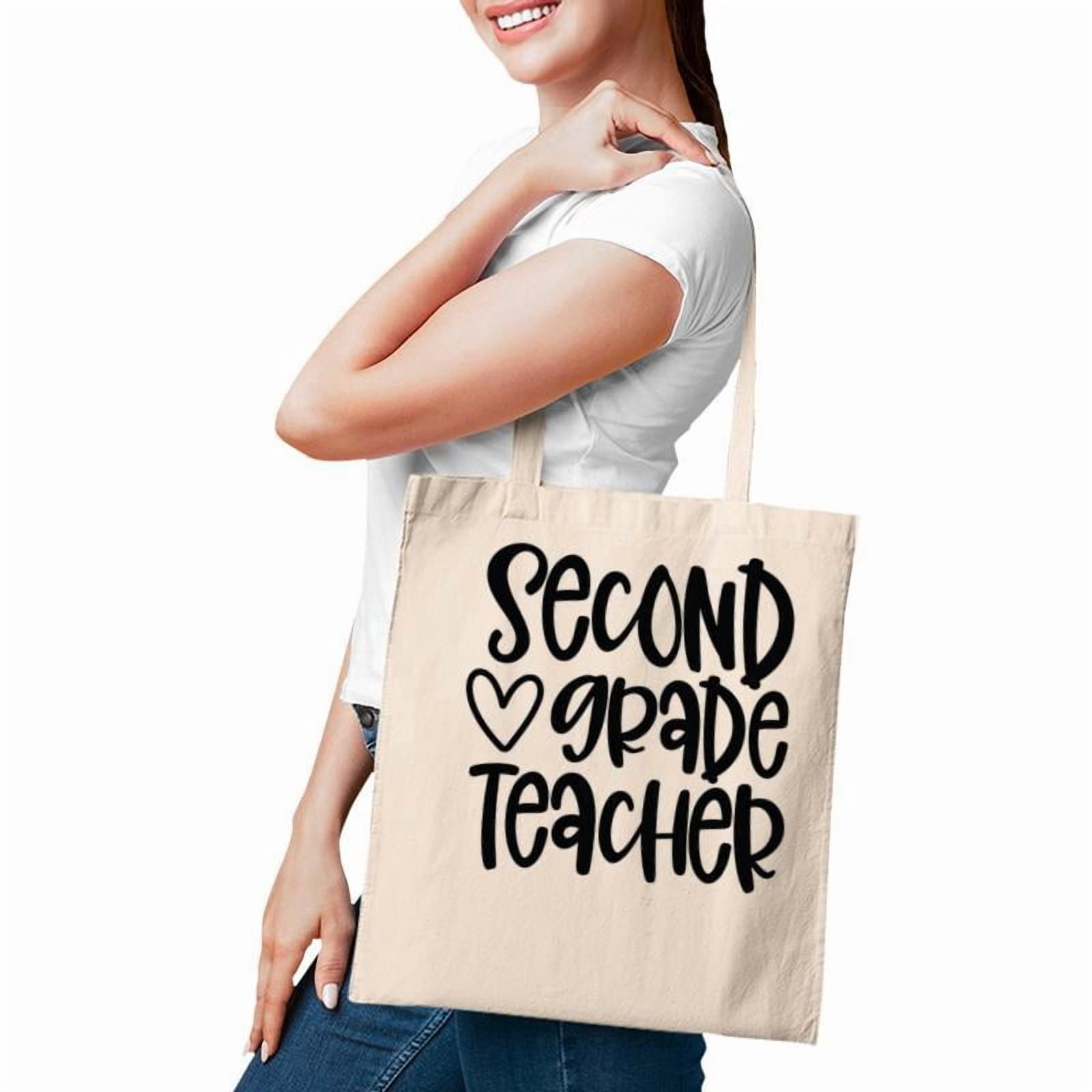 Second Grade Teacher Back To School Heart Tote Bag - Walmart.com