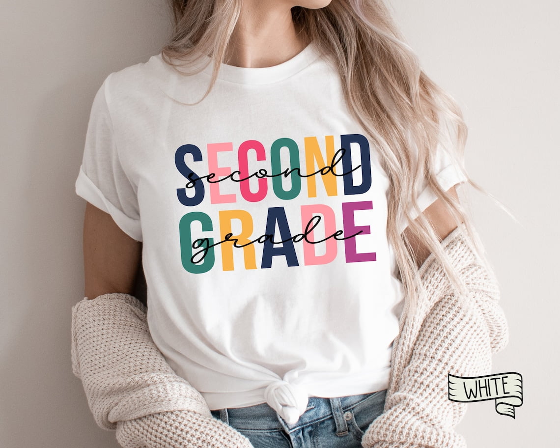 Second Grade Teacher Shirt, 2Nd Grade Squad, Second Grade Team, Back To ...