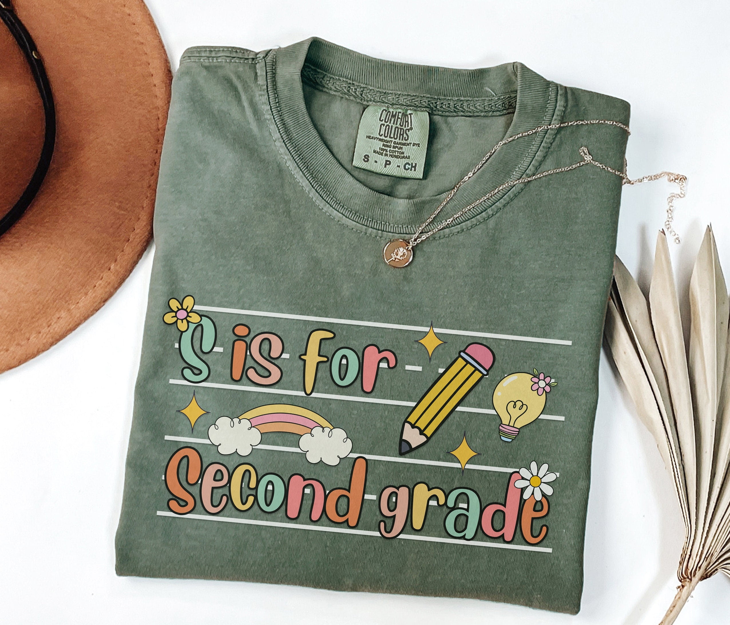 Second Grade Teacher Shirt, 2nd Grade Teacher, Teach Shirt, Retro ...