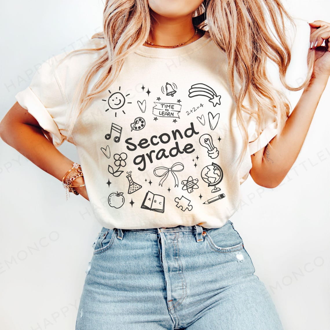 Second Grade Teacher Shirt, Back To School Shirt, New Teacher Gift ...