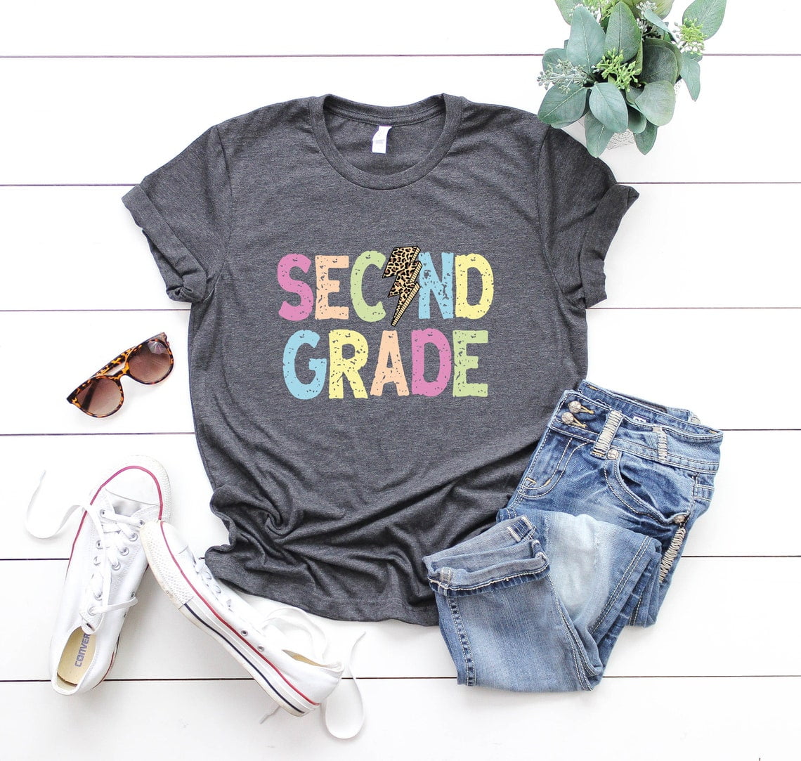 Second Grade Teacher Shirt, Second Grade Shirt, First Day Of Second ...
