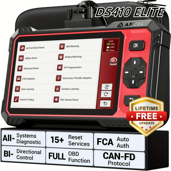 [Second Hand] ANCEL DS410 Lite Bidirectional OBD2 Scanner with 15 ...