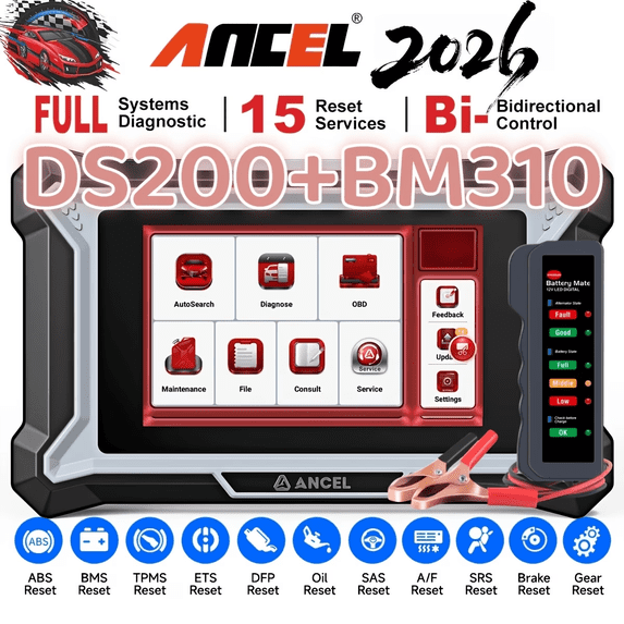 [Second Hand] ANCEL OBD2 Scanner All Systems Car Diagnostic Scan Tool ...