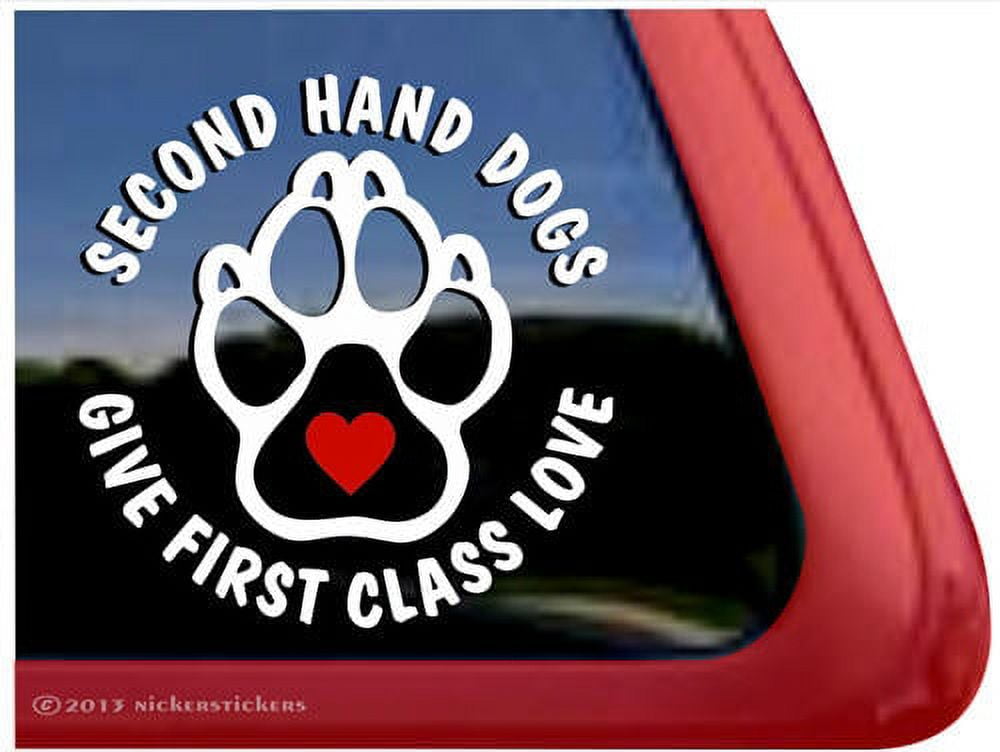 Second Hand Dogs Give First Class Love | High Quality Vinyl Rescue Dog ...
