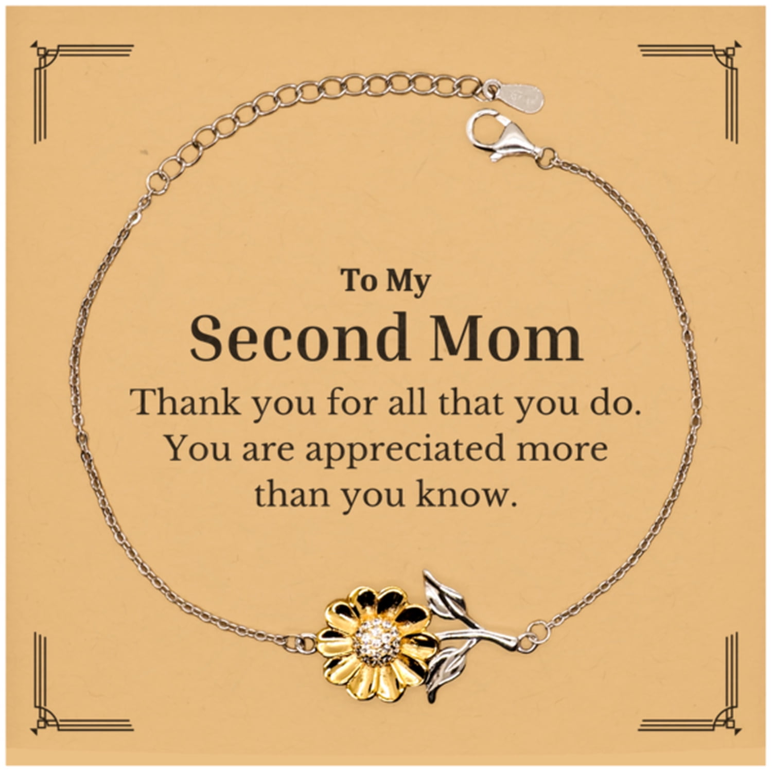 To My Second Mom Thank You Gifts, You are appreciated more than you ...
