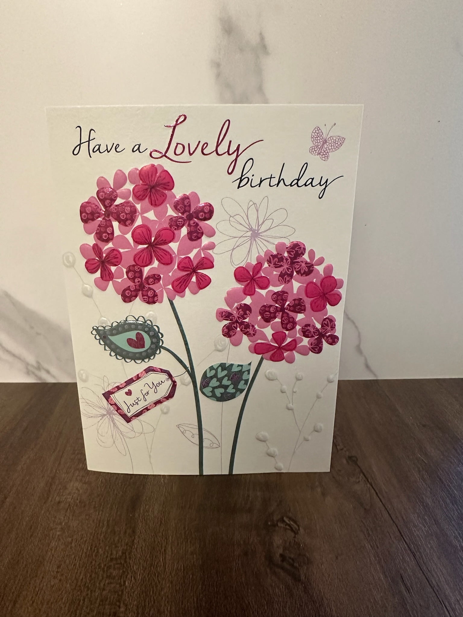Second Nature Premium Embellished Greeting Card Have a Lovely Birthday ...