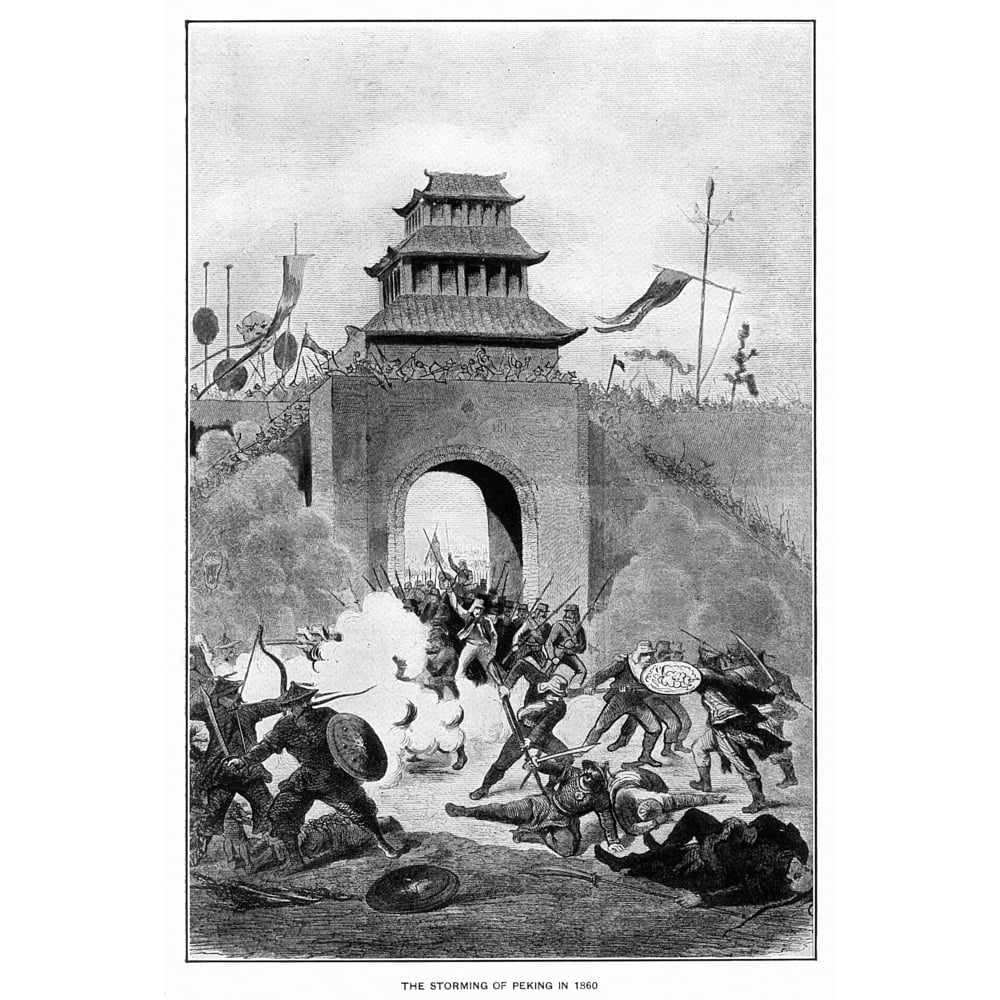 Second Opium War 1860. Nthe Storming Of Peking China By Allied French ...
