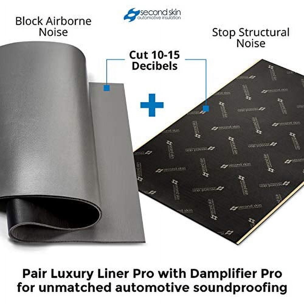 Second Skin Luxury Liner Pro - 2 in 1 Sound Insulation for Cars - Mass ...
