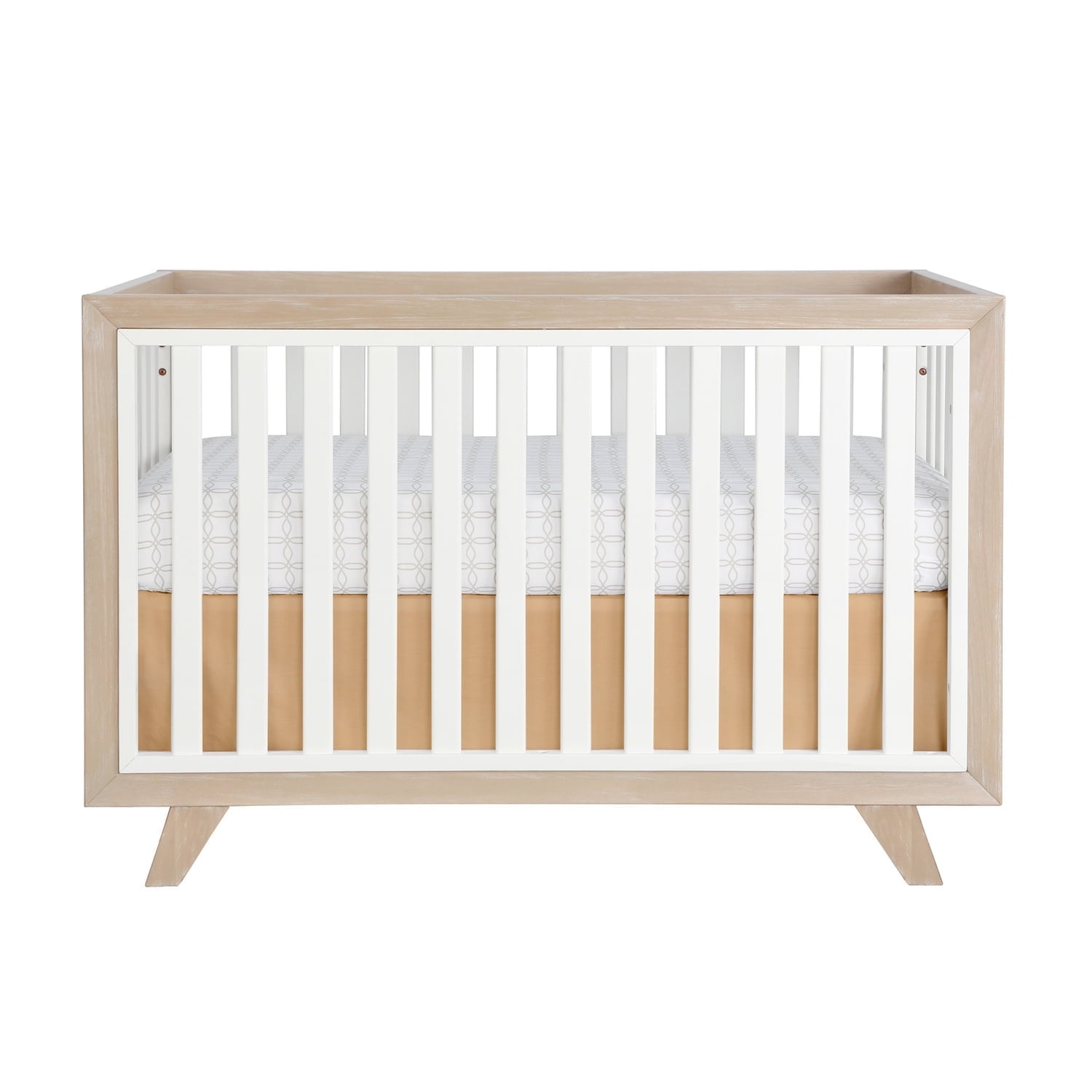 Second Story Home Wooster Crib, Almond and White - Walmart.com