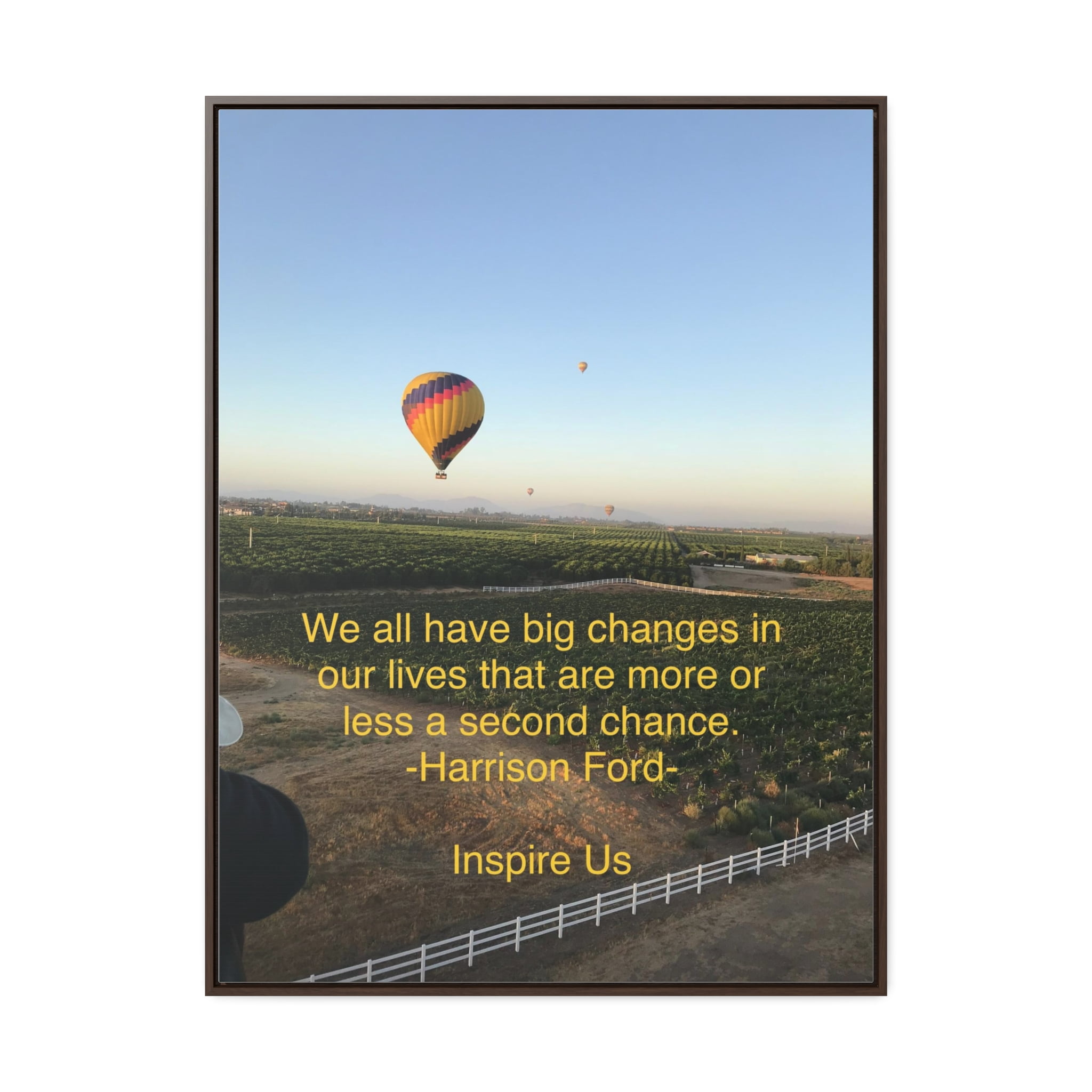 Second chances/changes Inspire Gallery Canvas Wraps, Vertical Frame - Walmart.com