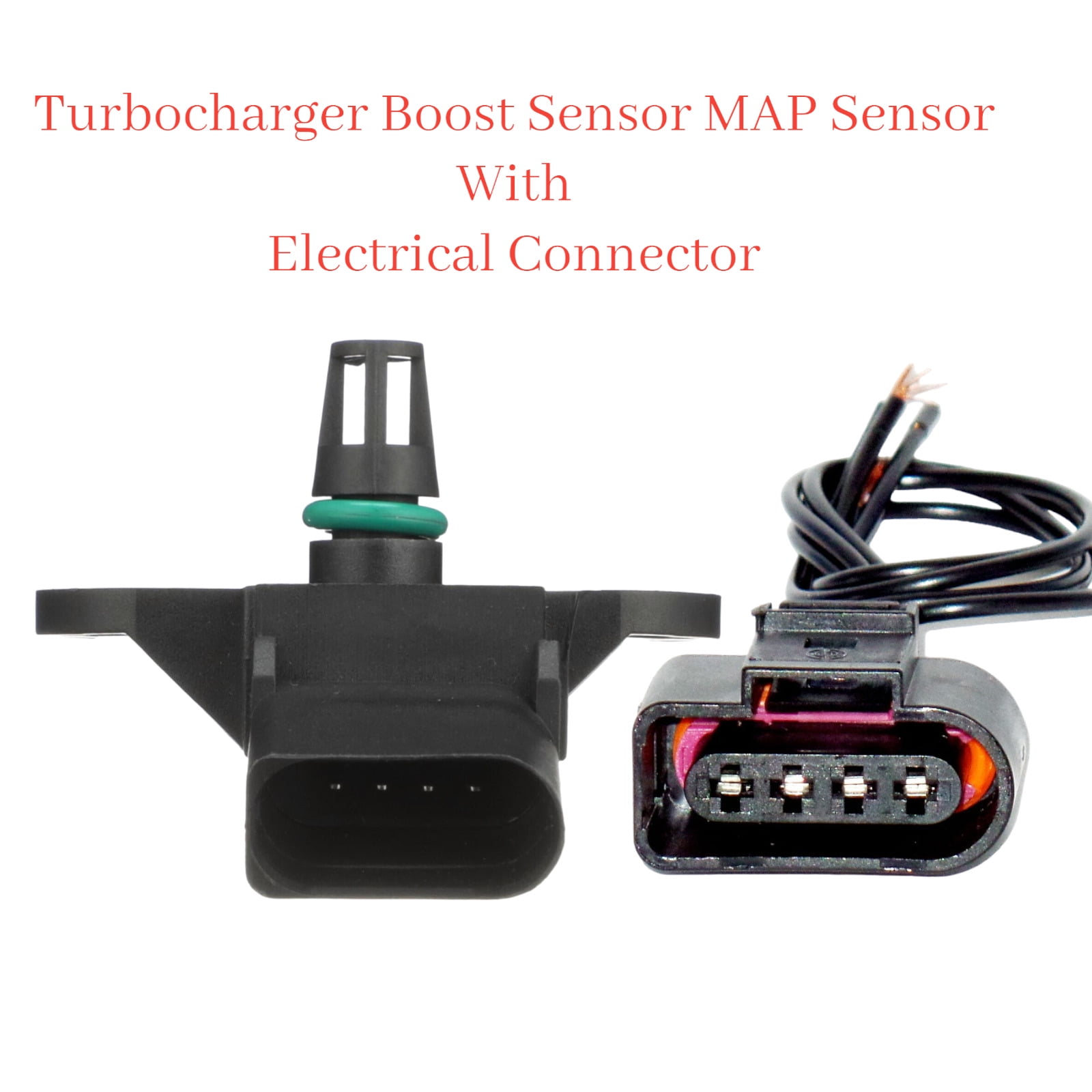 Secondary Air Injection Sensor Map Sensor Connector Fits Audi VW 2005 ...
