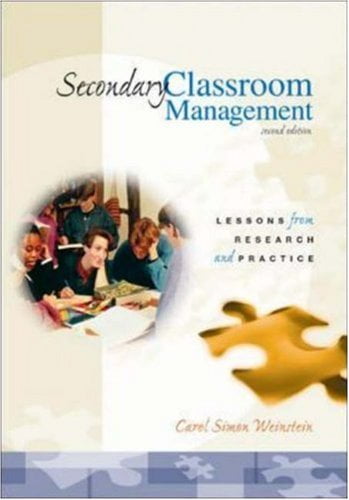 Pre-Owned Secondary Classroom Management: Lessons from Research and ...