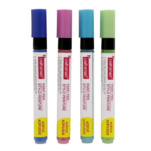 Secondary Colors 4mm Acrylic Permanent Paint Pens Set by Craft Smart ...
