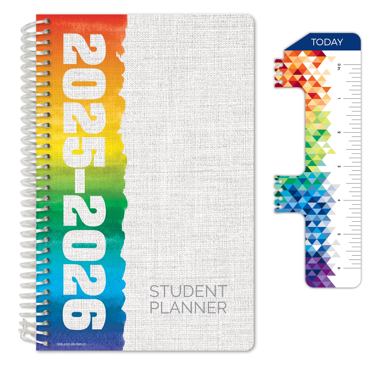 Secondary Student Planner AY 2025-2026 - Block Style - 5.5"x8.5 ...