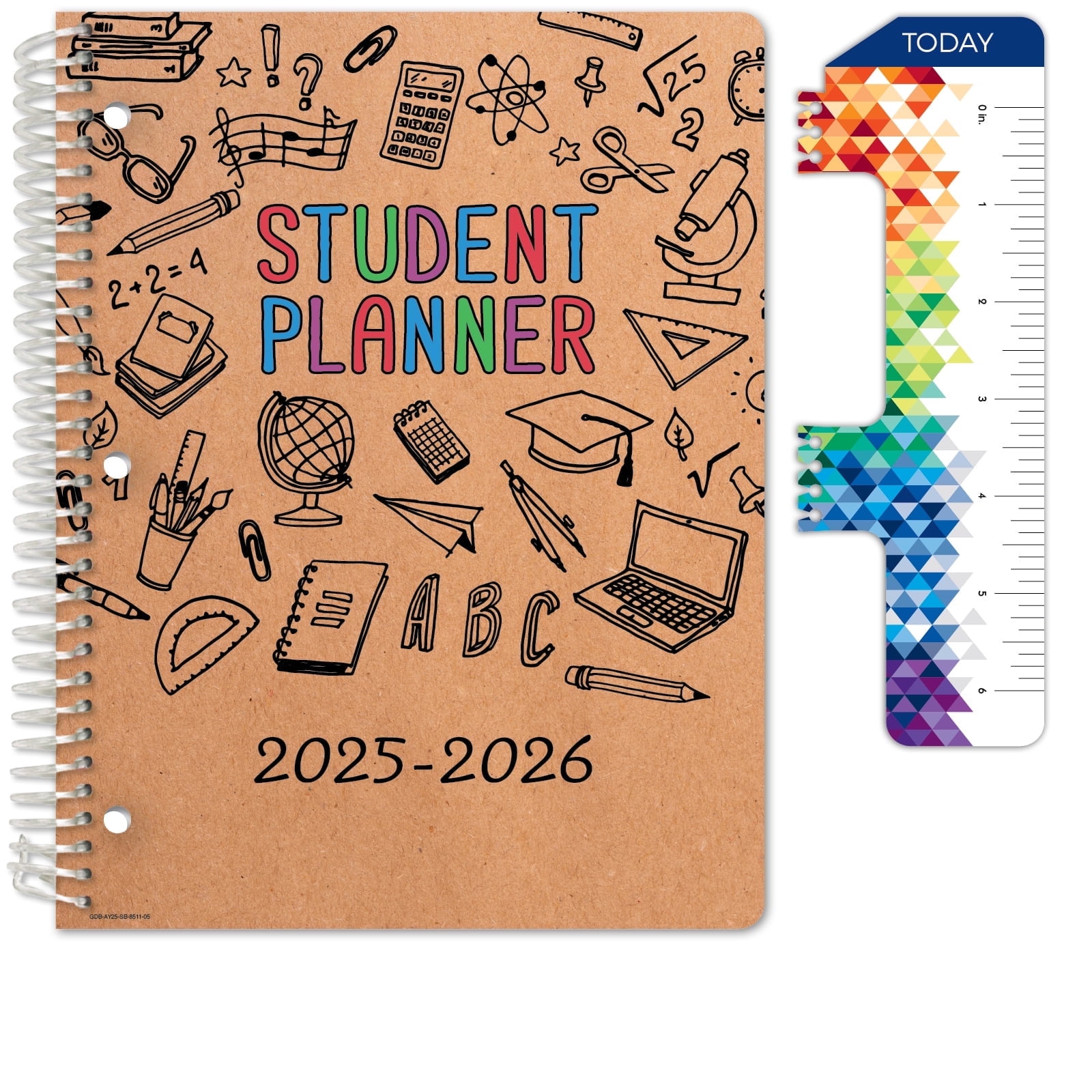 Global Datebooks Dated Academic Planner 2025-2026 8.5" x 11", Weekly ...