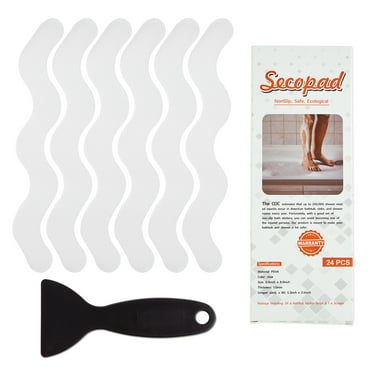 Anti Slip Shower Stickers 24 PCS Safety Bathtub Strips Adhesive Decals ...
