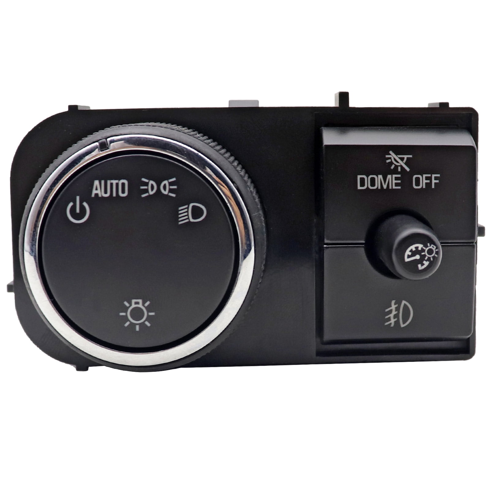 SecosAutoparts Headlight Switch Dash Mount Panel Dimmer Switch Dome ...