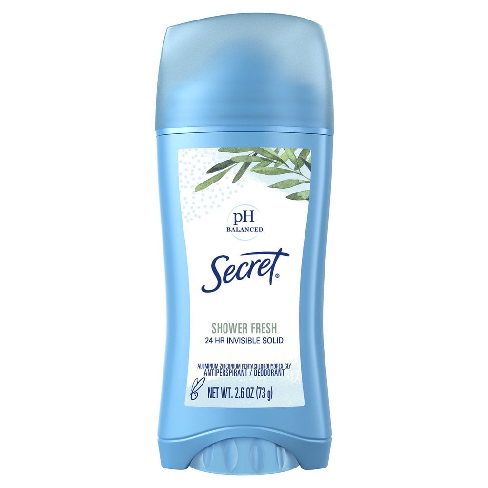 Secret 24 Hr Invisible Solid Antiperspirant Deodorant - Shower Fresh ...
