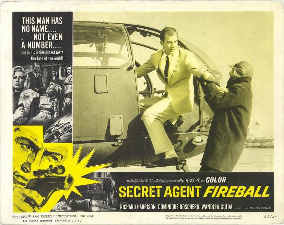 Secret Agent Fireball - movie POSTER (Style F) (11" x 14") (1966 ...