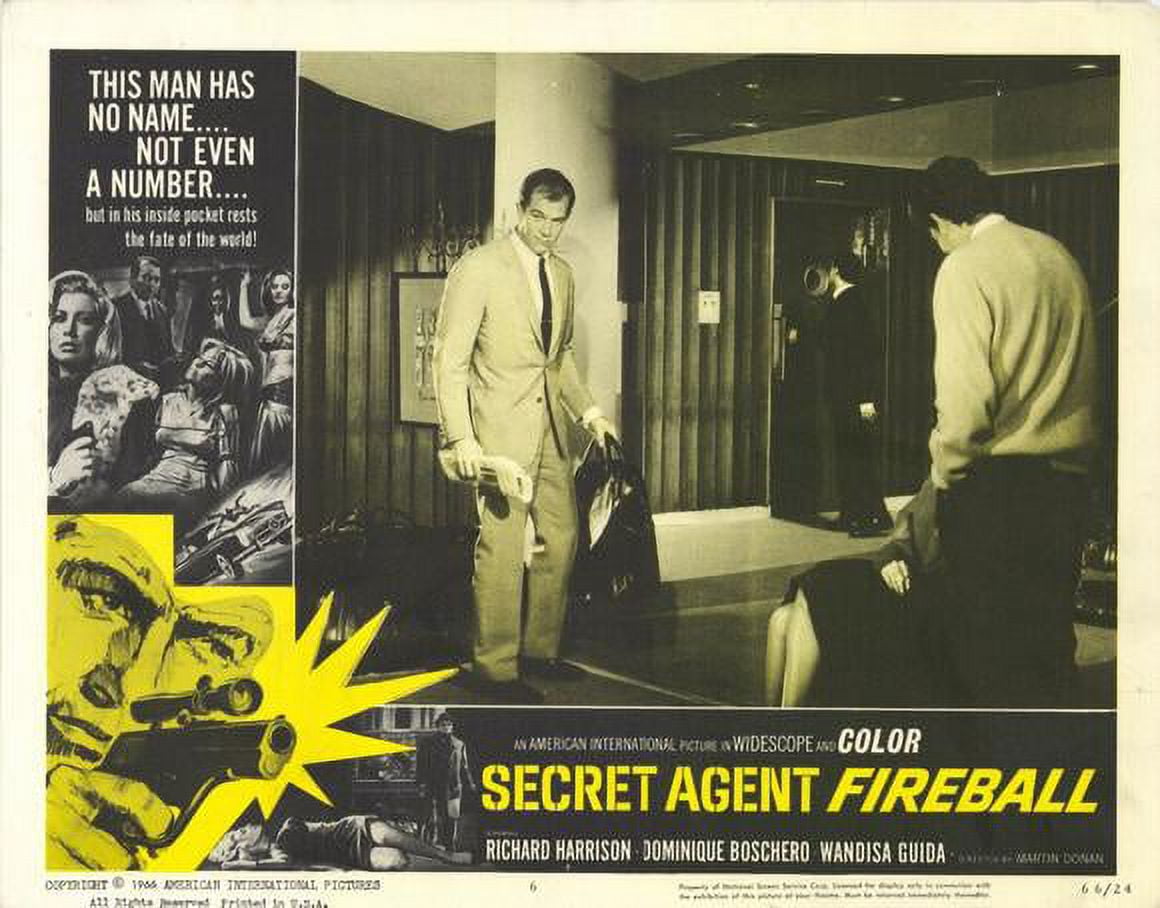 Secret Agent Fireball - movie POSTER (Style G) (11" x 14") (1966 ...