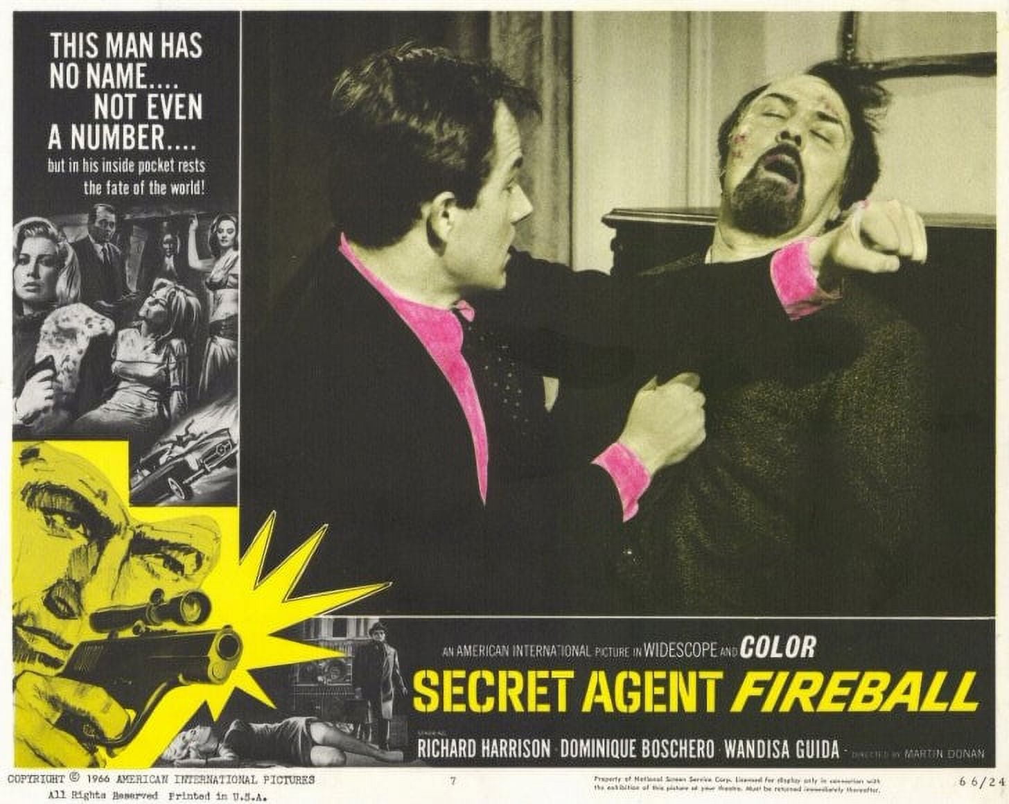 Secret Agent Fireball - movie POSTER (Style H) (11" x 14") (1966 ...
