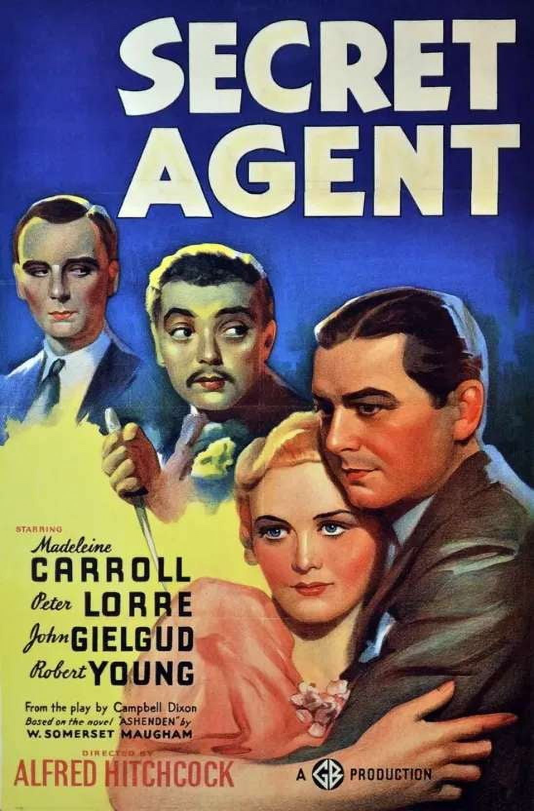 Secret Agent G.B Production. Movie Decor Poster. Home Graphic Art ...
