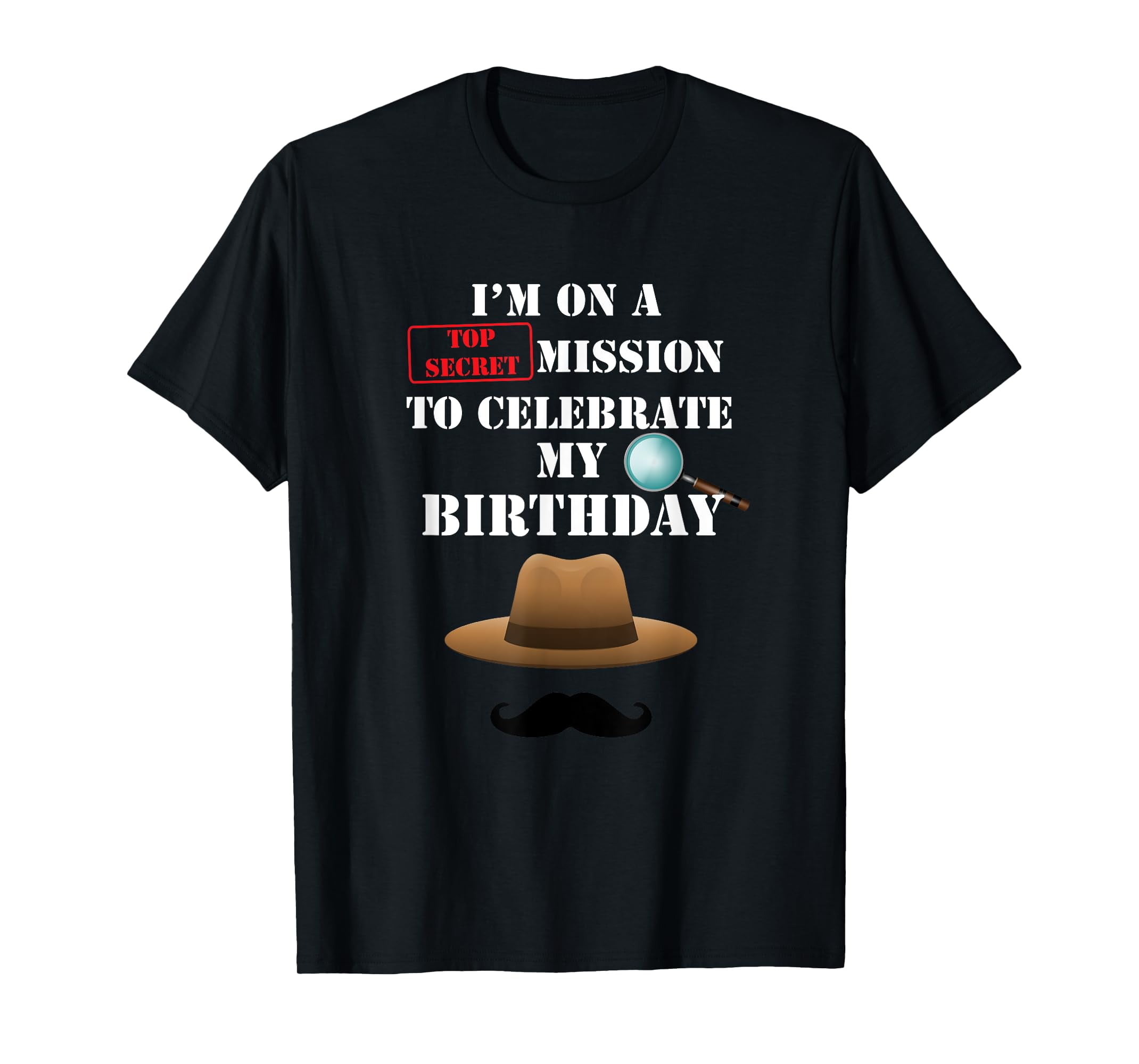 Secret Agent Spy Birthday Party Shirt - Walmart.com