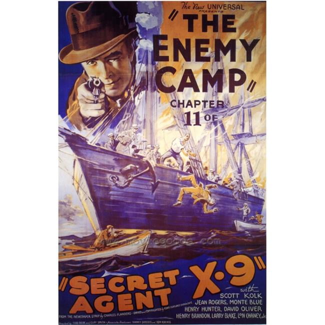 Secret Agent X-9 Movie Poster - 27 x 40 in. - Walmart.com