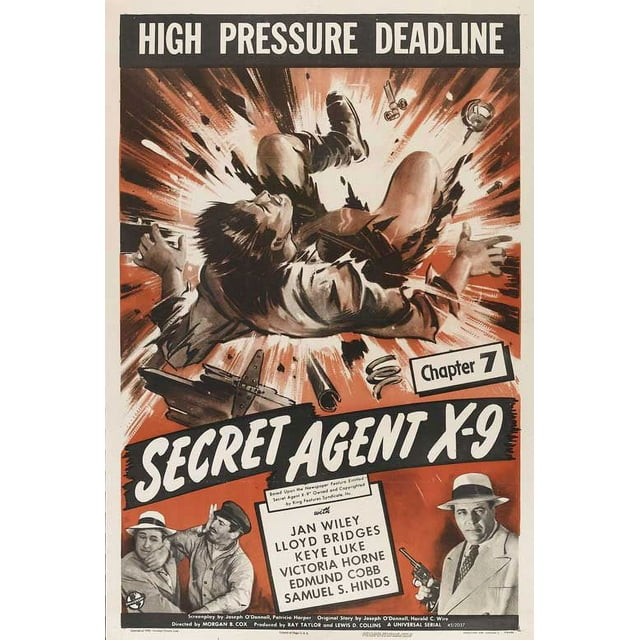 Secret Agent X-9 - movie POSTER (Style B) (27" x 40") (1945) - Walmart.com