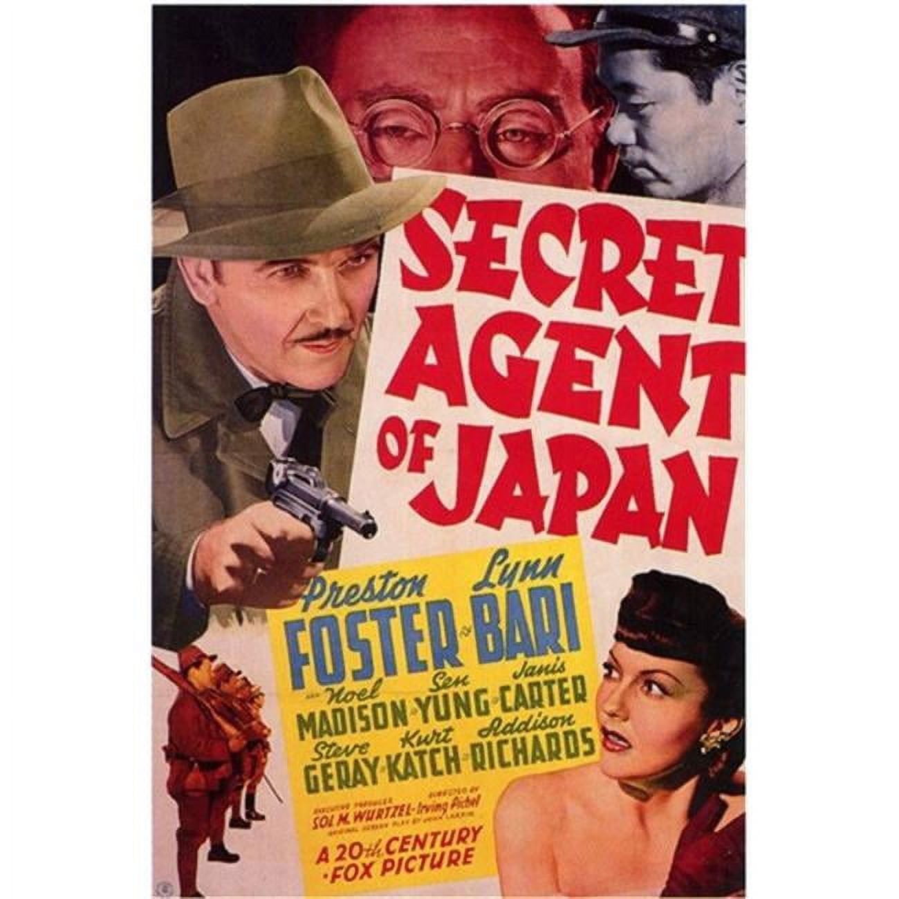 Secret Agent of Japan Movie Poster - 11 x 17 in. - Walmart.com