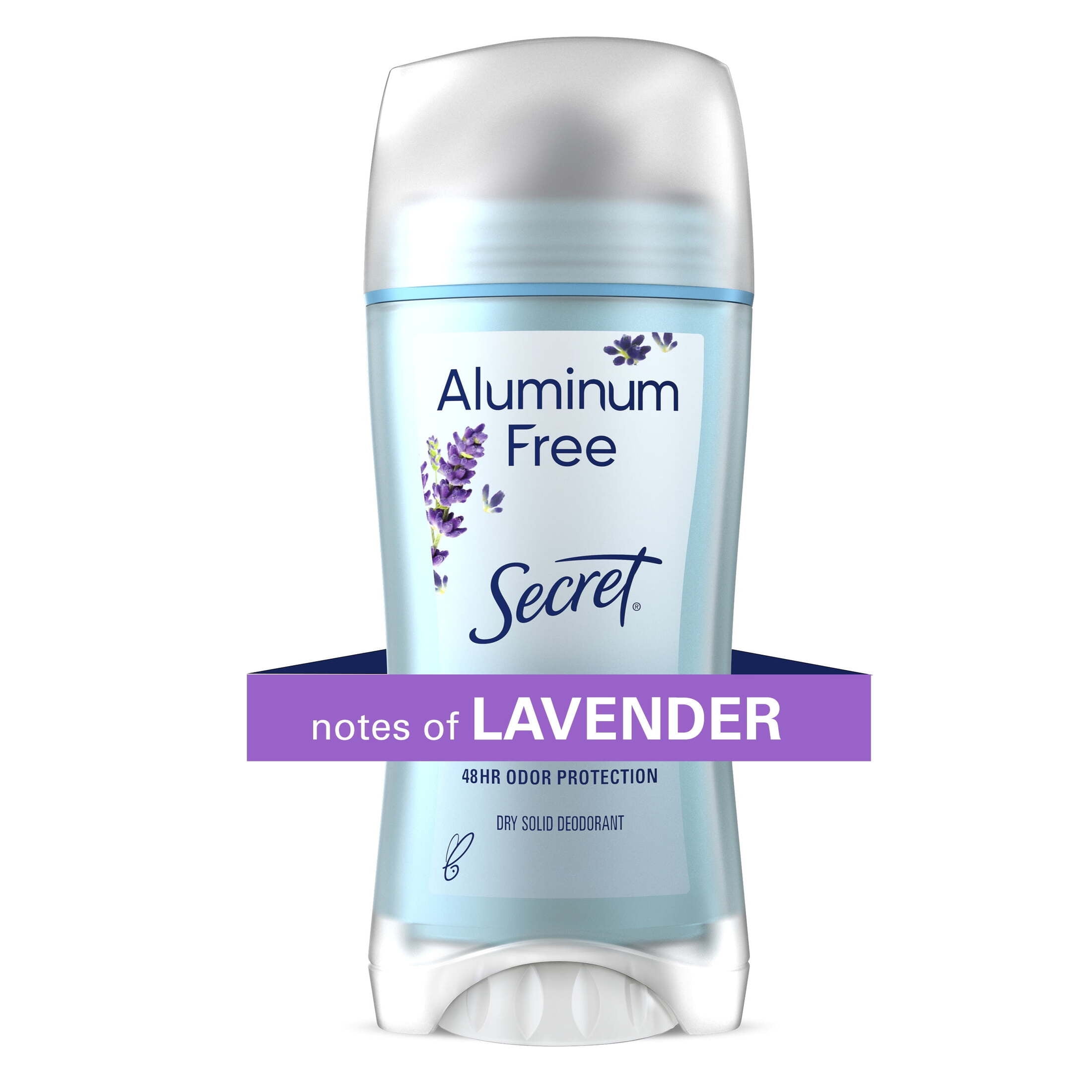 Secret Lavender Deodorant for Women, 2.4 oz, 48-Hour Odor Protection ...