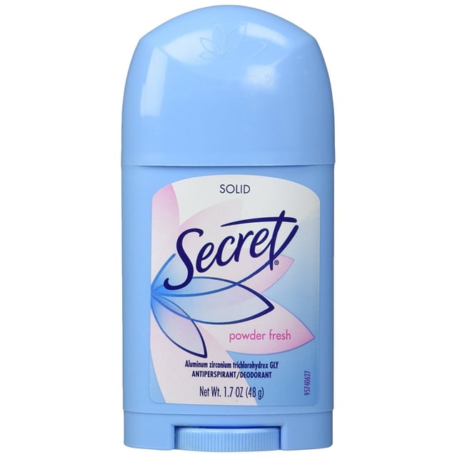 Secret Anti-Perspirant Deodorant Solid Stick, Powder Fresh, 1.7oz ...