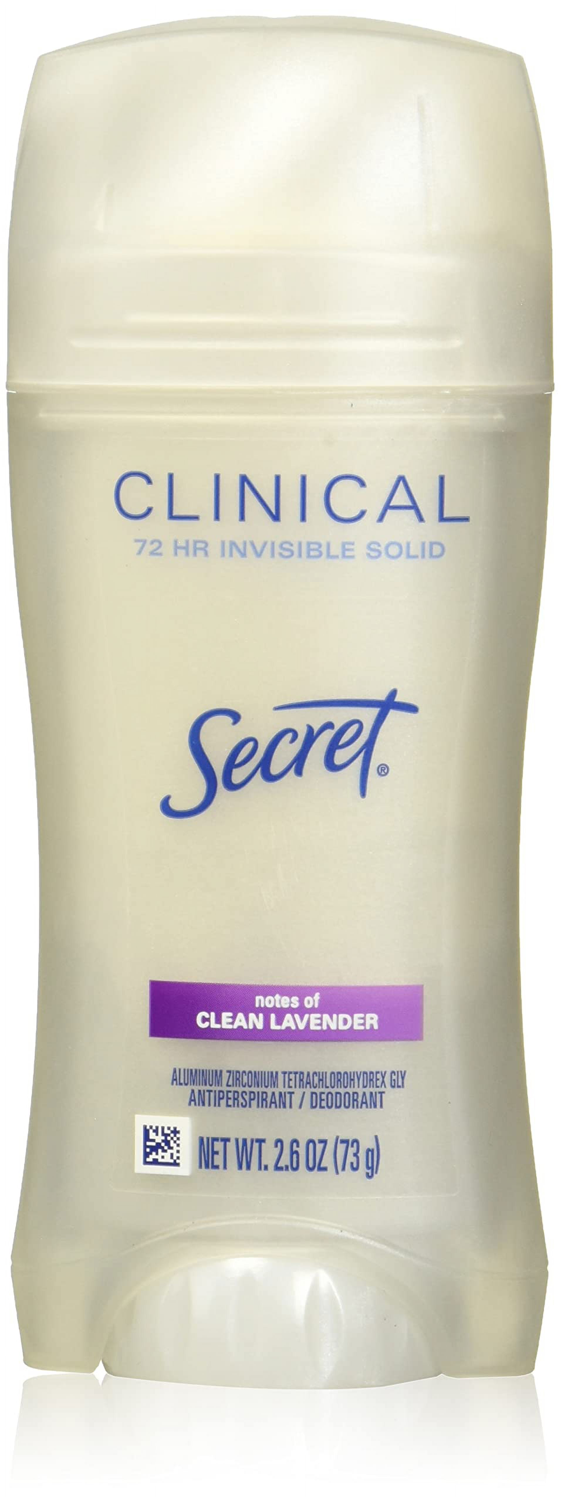 Secret Antiperspirant And Deodorant For Women, Clinical Strength ...