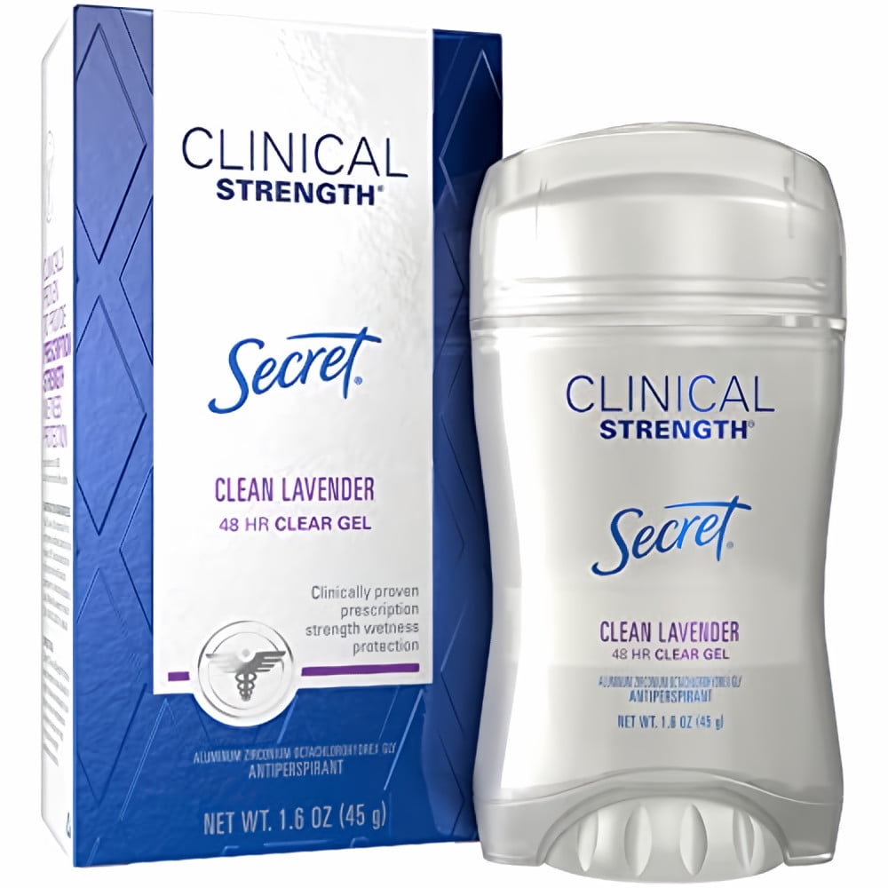Secret Clinical Strength Antiperspirant and Deodorant, Clean Lavender 1 ...