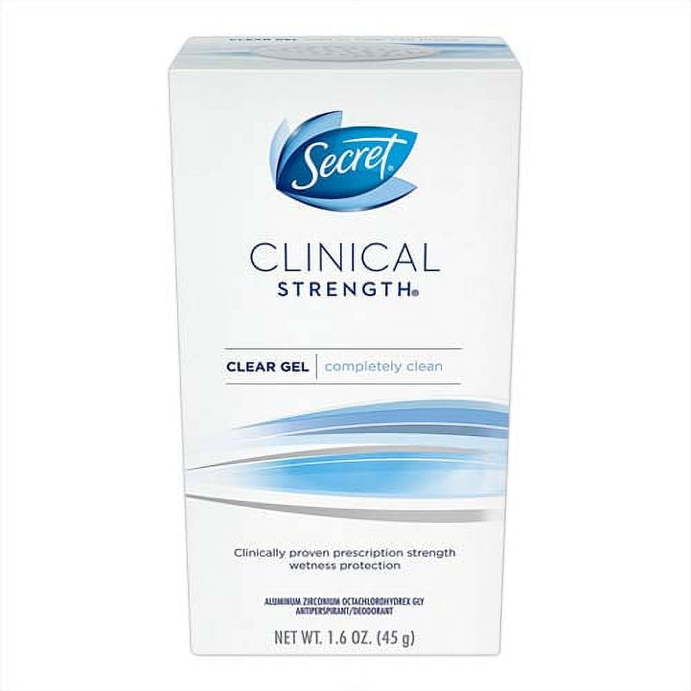 Secret Clinical Strength Completely Clean Antiperspirant And Deodorant ...