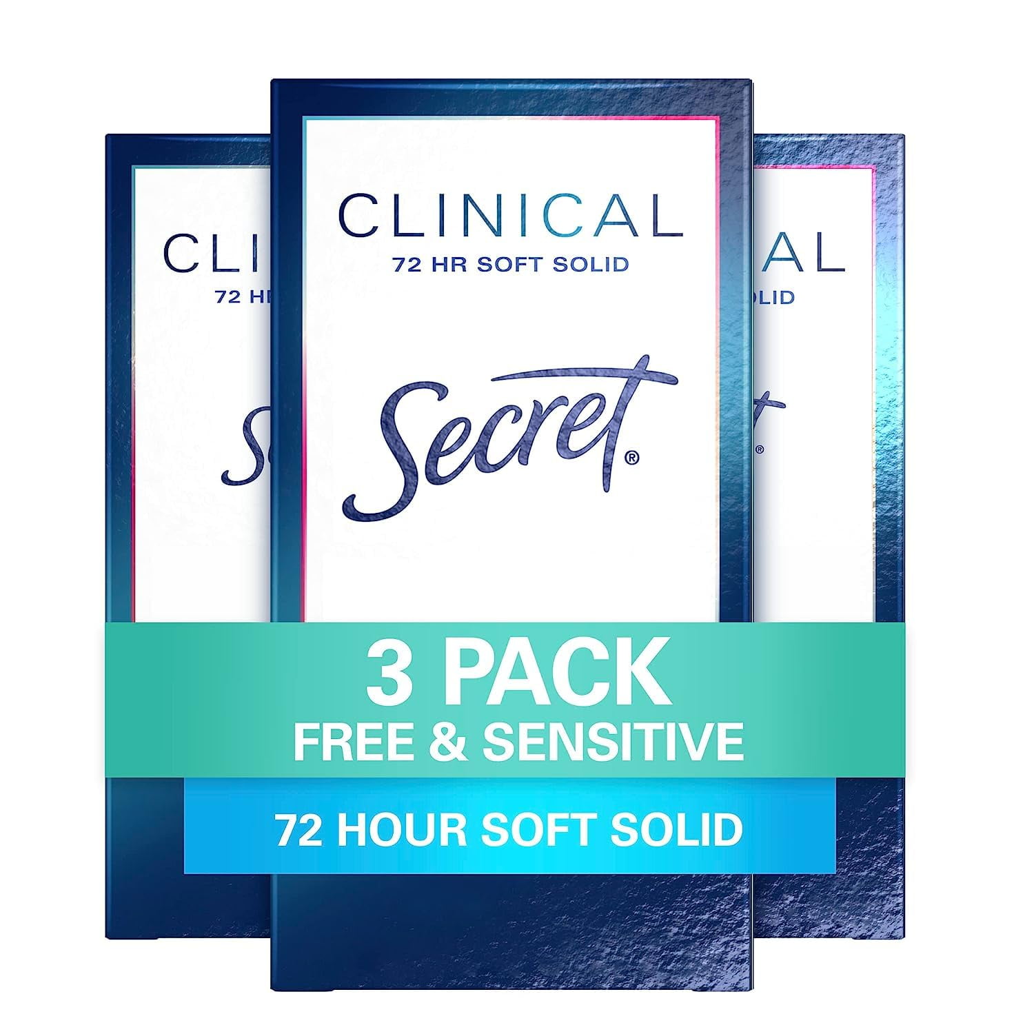 Secret Clinical Strength Unscented Deodorant, Soft Solid Antiperspirant ...