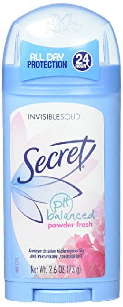 Secret Deodorant Invisible Solid Powder Fresh 2.6 oz. (Set of 2 ...