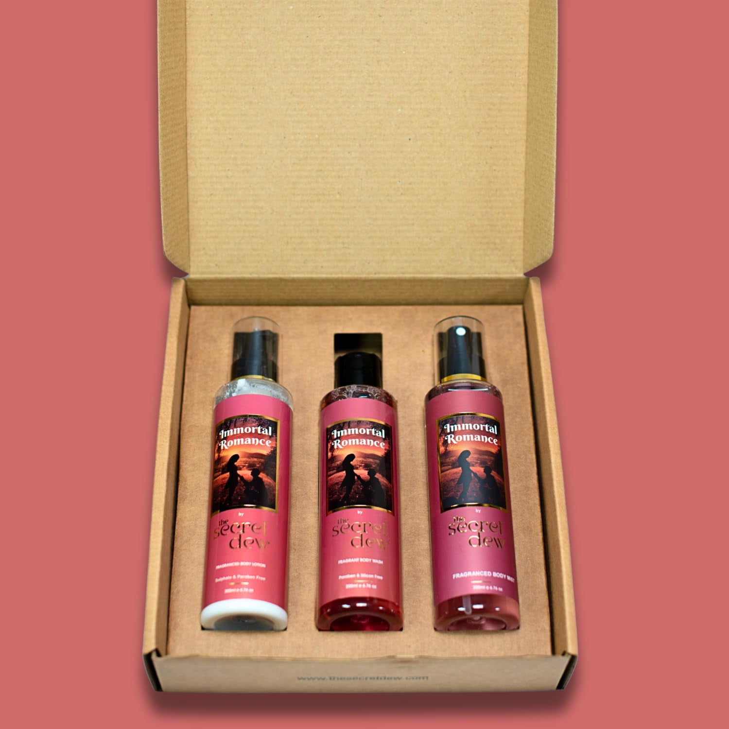 The Secret Dew Gift Hamper Nourishing Combo with Body Wash Body Lotion And Body Mist Bath Body ...